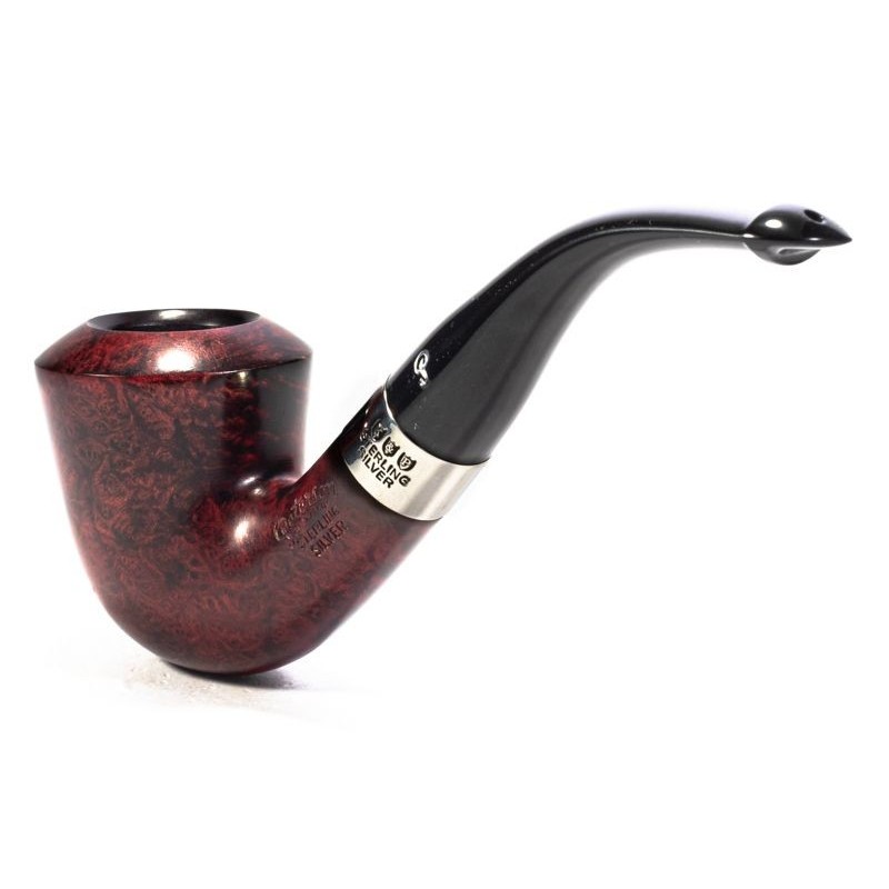 Pipe Peterson Sterling Silver Smooth Calabash (B10)
