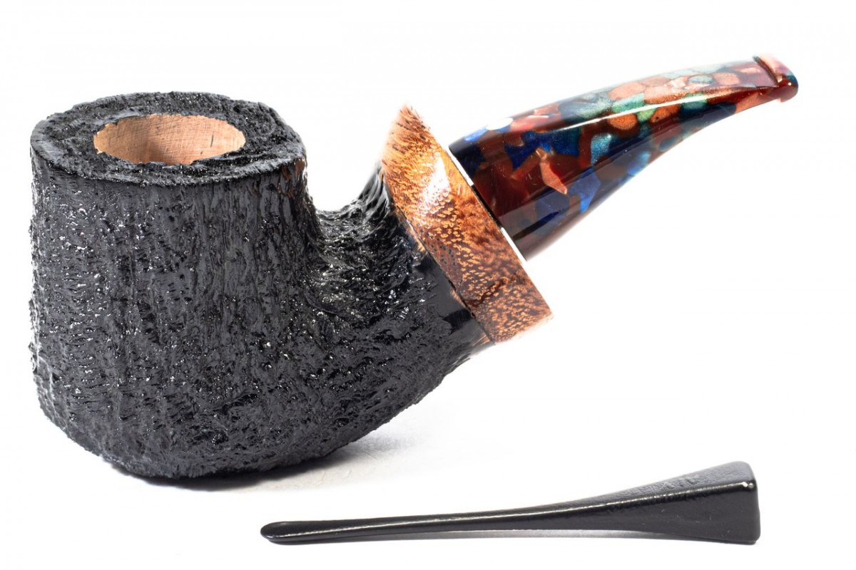 Pipe Armellini Botero Rusticated Chubby Bent Pot