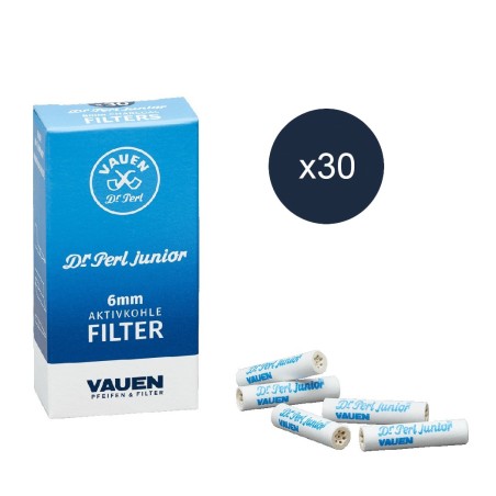 6mm Pipe Filters Vauen Dr. Pearl 30 Filters - Pipeonline