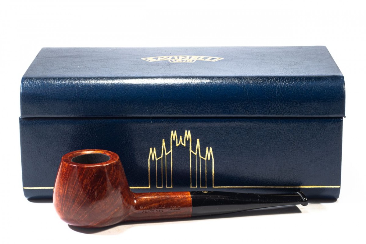 Pipe Savinelli Punto Oro Gold Smooth Brandy