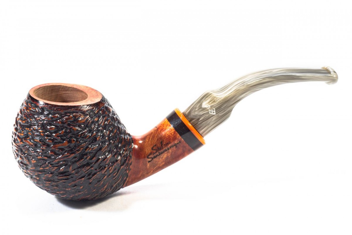Pipe Santambrogio Rusticated Bent Apple