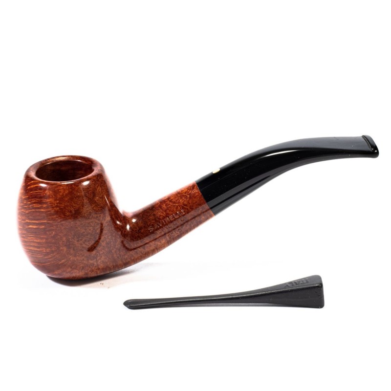 Pipe Savinelli Punto Oro Gold Smooth Bent