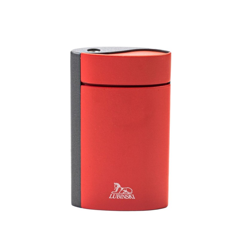 Lubinski Pisa Jet Flame Lighter Anthracite & Red