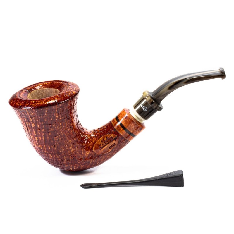 Briar Pipe Santambrogio Sandblasted Calabash